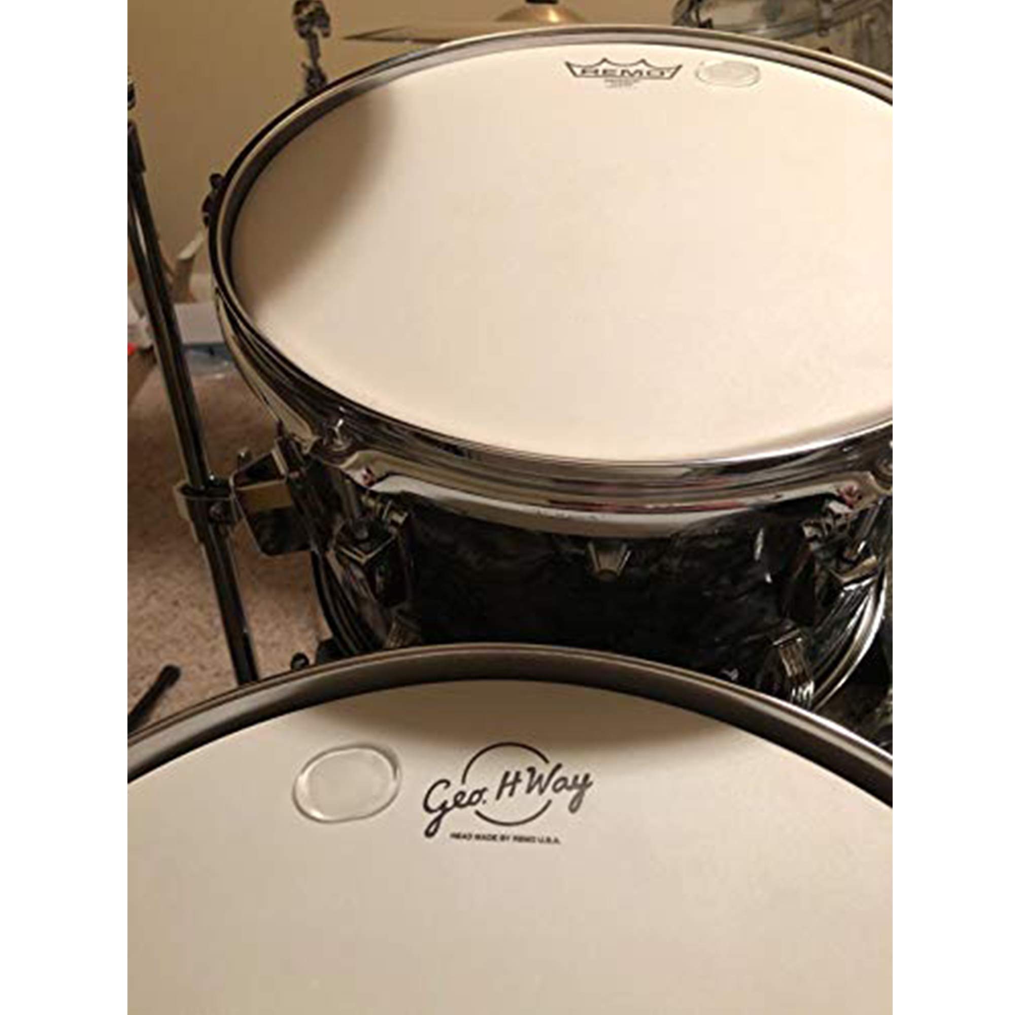 Drum Gel, 44pcs Clear Drum Dampeners for Snare Drum, Silicone Silencers, Mute, Muffler Dampening Gel Pads, Drum Damper for Snare Tom Drum Cymbals