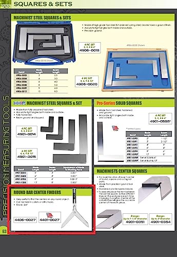 HHIP 4401-0027 Drill Press Center Finder