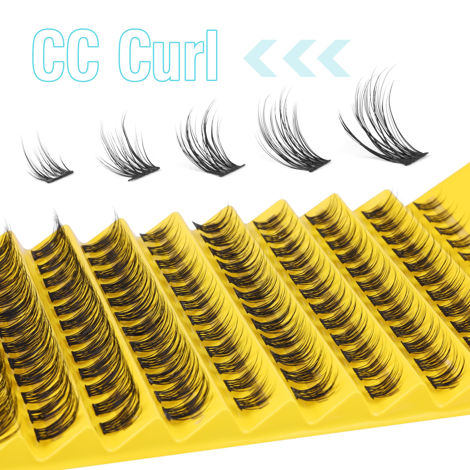 DIY Lash Extension Kit Natural Looking Cluster Lashes 120 Pcs Mixed Lengths Wispy Eyelash Clusters with Lash Bond and Seal and Eyelash Applicator Tweezers Pack by Mavphnee