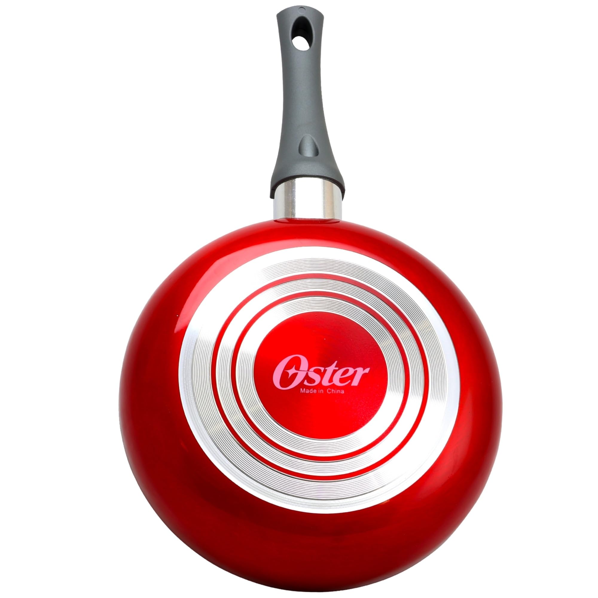 Oster 62987.01 Herscher 8 Inch Non-Stick Aluminum Fry Pan, Translucent Red