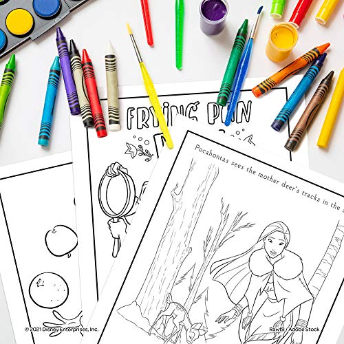 Disney Princess Official Activity Book with Mini Pencils 45648 Bendon
