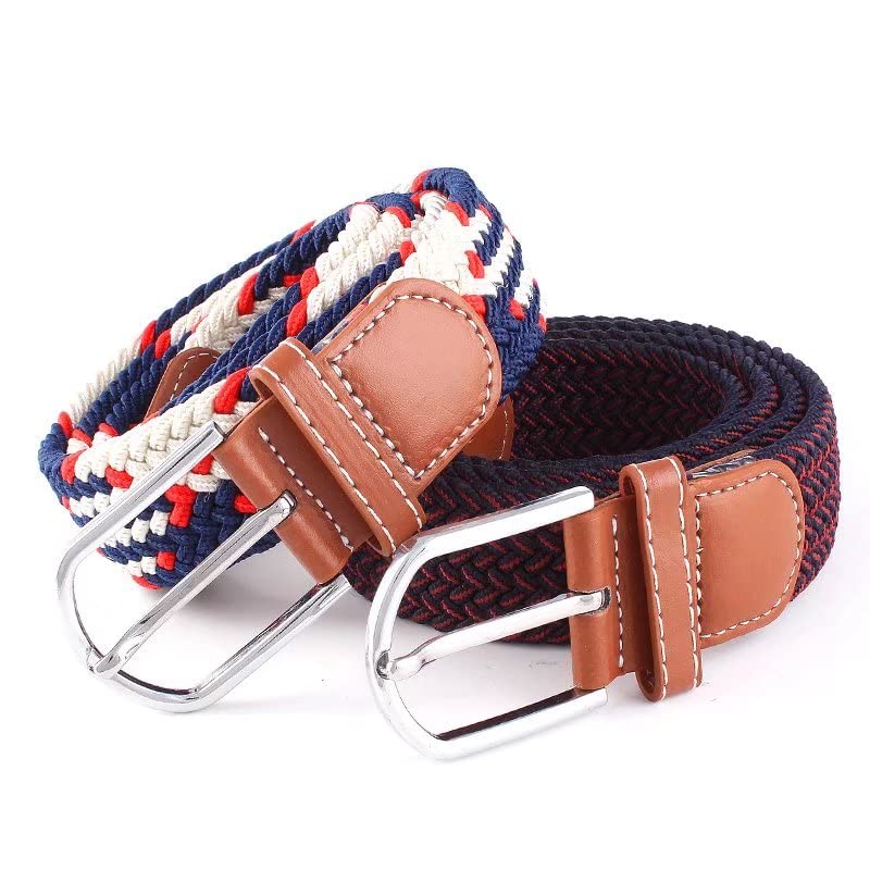 Erato 2 Pack Fashion Casual Canvas Belts for Women Men Junior - Multi Color Style
