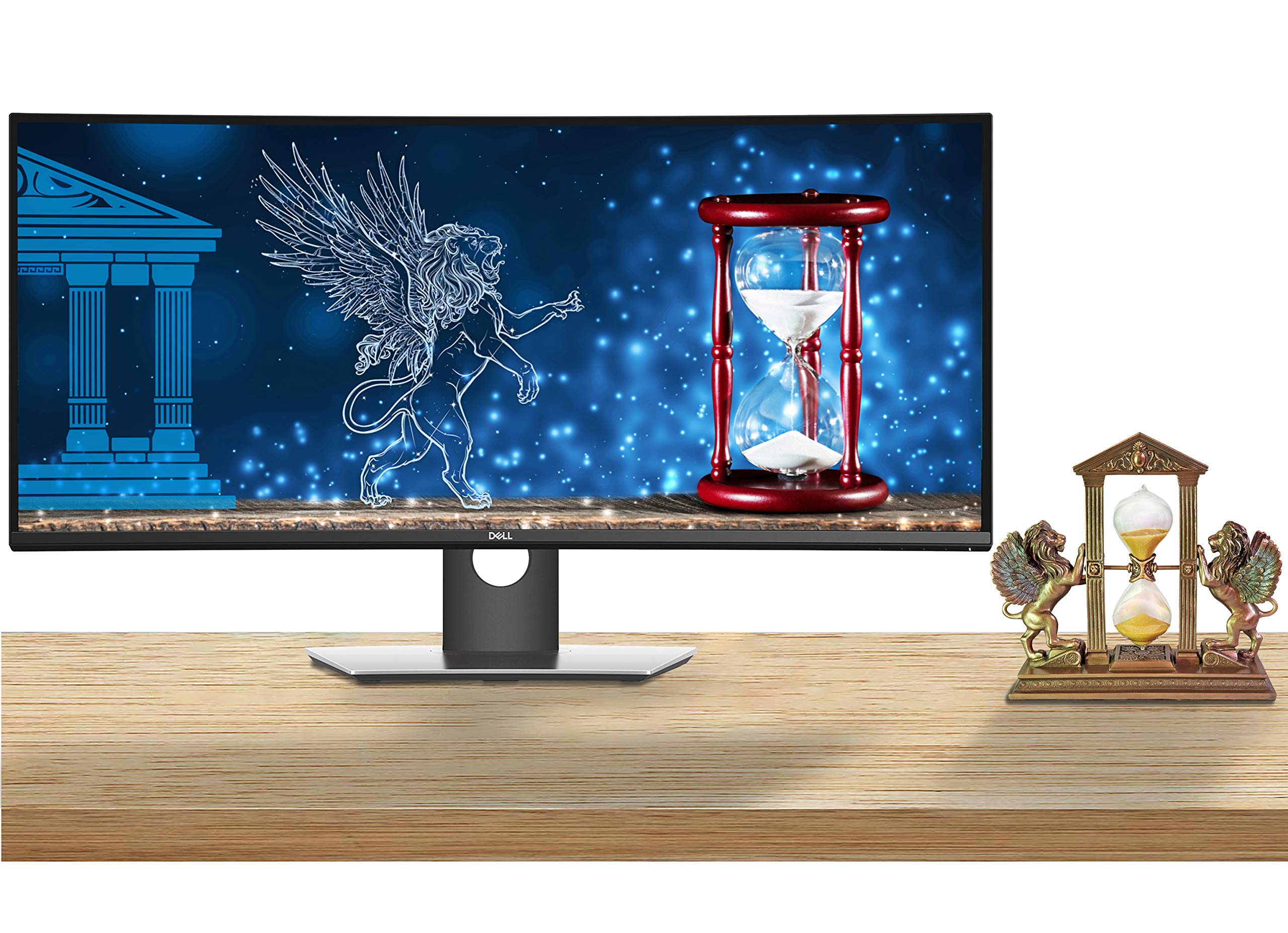 Dell U3419W UltraSharp 34-inch WQHD 3440 x 1440 LED Backlit Curved Gaming Monitor with IPS, Vesa Compatible, Anti-Glare, Tilt, Swivel (HDMI, USB 3.0, USB-C, DisplayPort)
