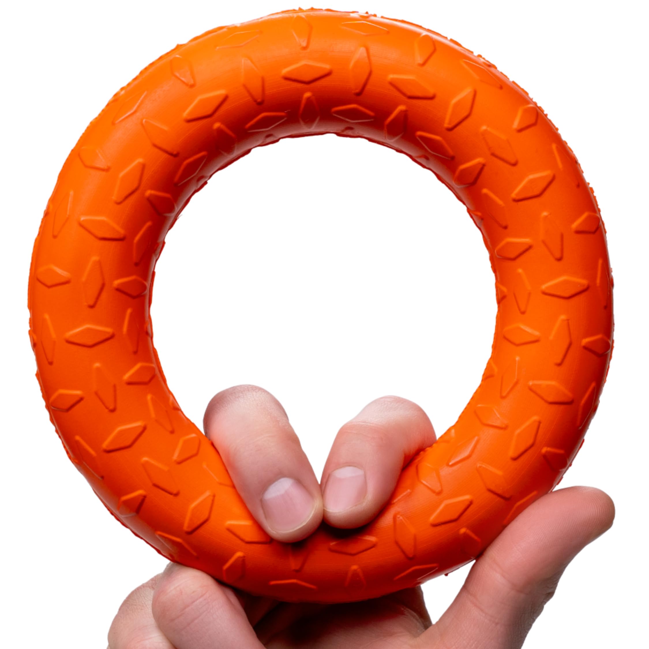 Monster K9 Indestructible Chew Ring - Lifetime Replacement - Ultra Durable Dog Toy for Aggressive Chewers - Chew, Tug, & Fetch - Best Tough Dog Toy for Medium & Large Breeds - Made in USA - 6.5in