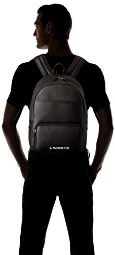 Lacoste Men's ULTIMUM Backpack, Black, ONE