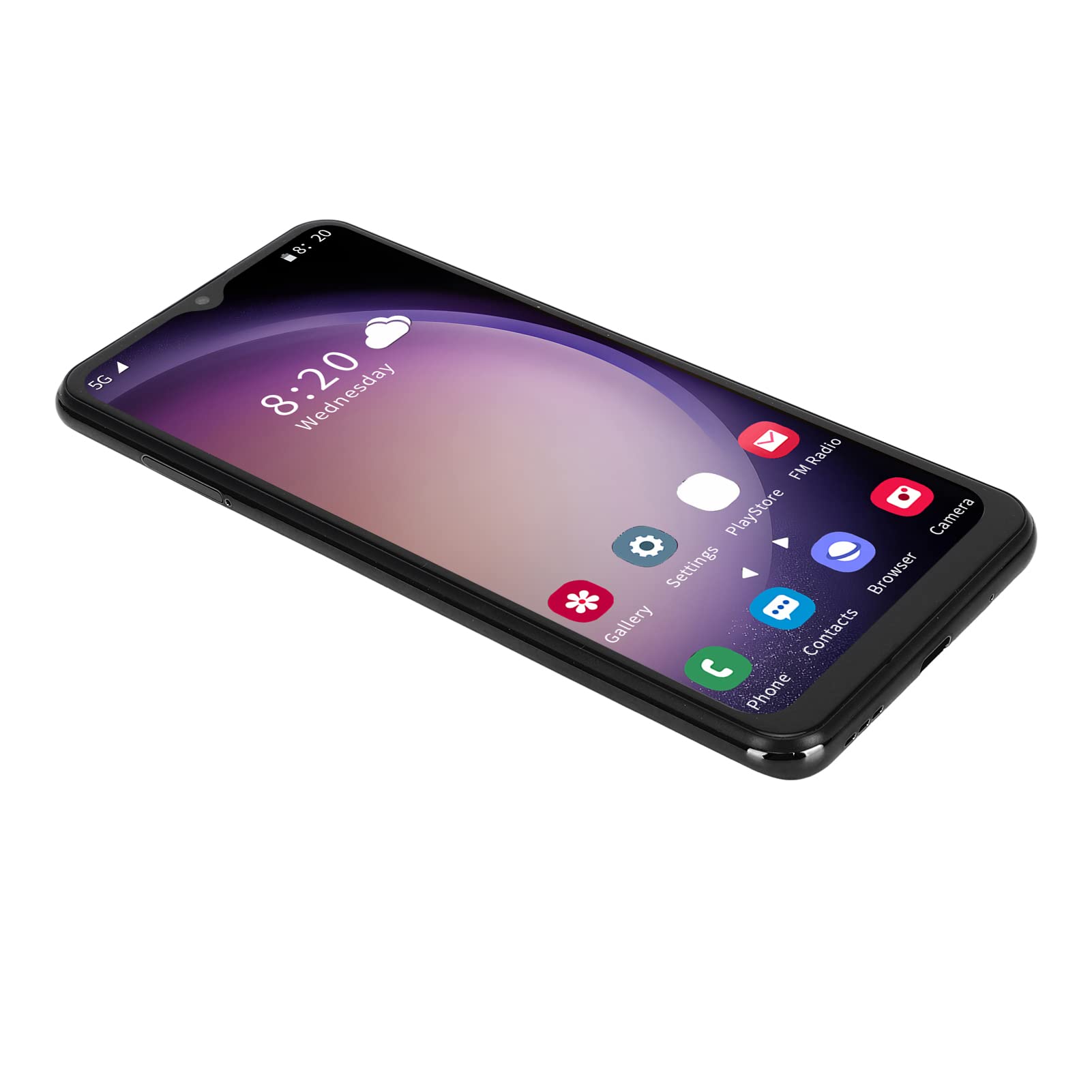 DAUZ Smart Phone, 6.52 Inch FHD & HD Screen, Unlocked Cell Phone Face Recognition for Phone Calls (US Plug)