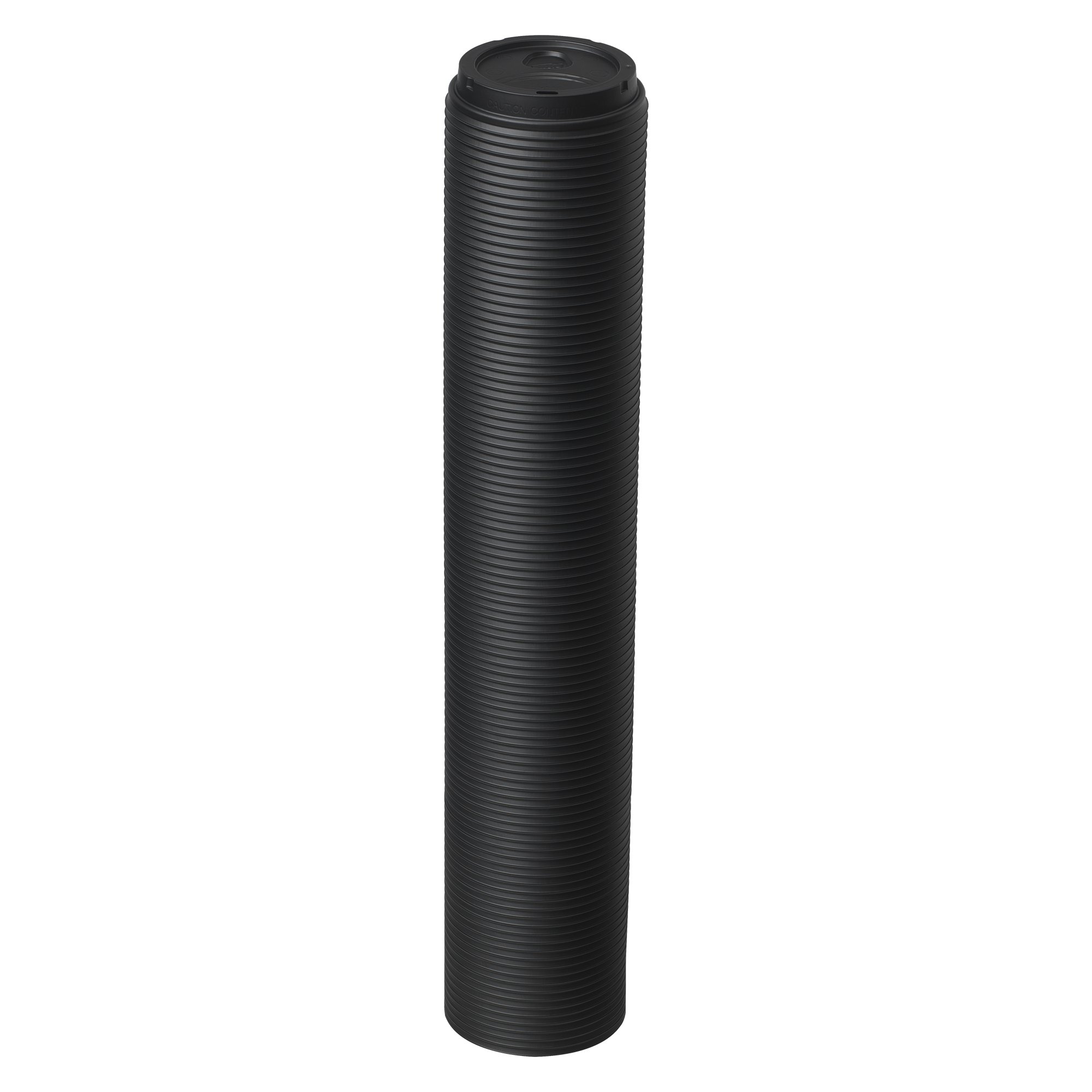 Dixie 20 and 24 oz. Dome Hot Coffee Cup Lid by GP PRO (Georgia-Pacific), Black, D9550B, 1,000 Count (100 Lids Per Sleeve, 10 Sleeves Per Case), X-Large