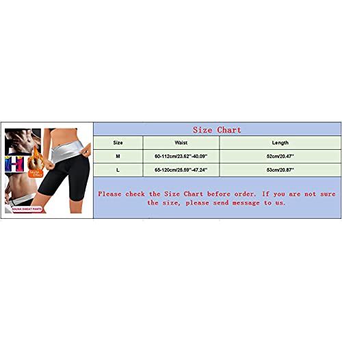 SNKSDGM Wome's Sauna Sweat Pants Shapewear Shorts Leggings Workout Weight Loss Lower Body Shaper Exercise Fitness Sweatsuit