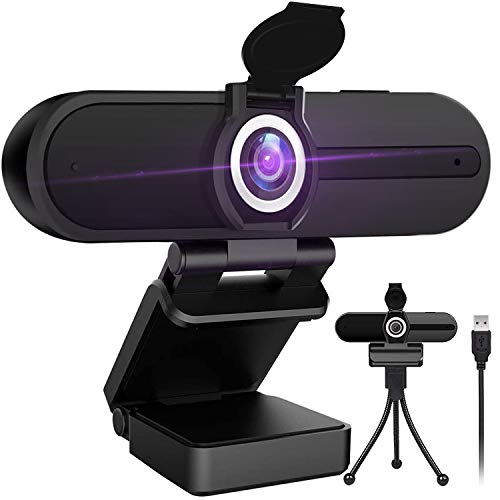 GoHZQ 4K Webcam with Microphone,8 Megapixel Web Cam,Ultra HD Web Camera for Computers,Webcam for Laptop Desktop,USB Webcam with Privacy Cover,Pro Streaming Webcam for Video Calling