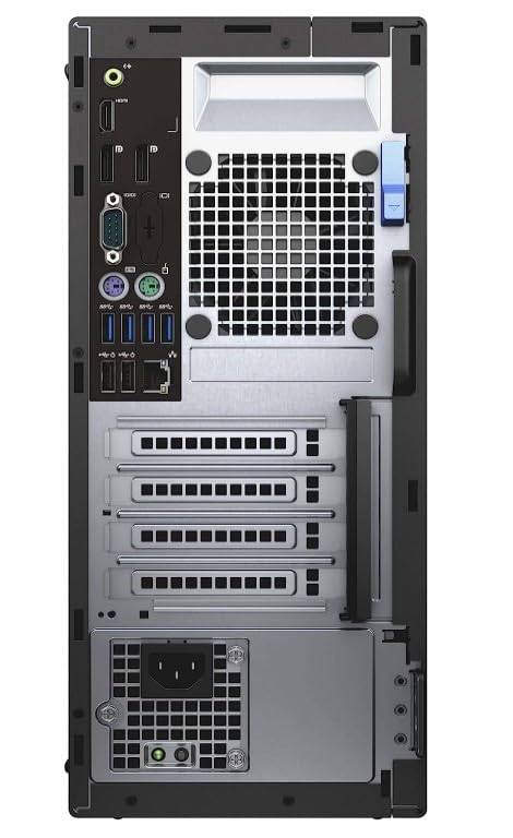 Dell Optiplex 7040 Tower Desktop Computer | Quad Core Intel i7 (3.4) 32GB DDR4 RAM 500GB PCIe M.2 NVMe + 2TB HDD| Windows 10 Professional New 22in LCD Monitor Home or Office PC (Renewed), Black