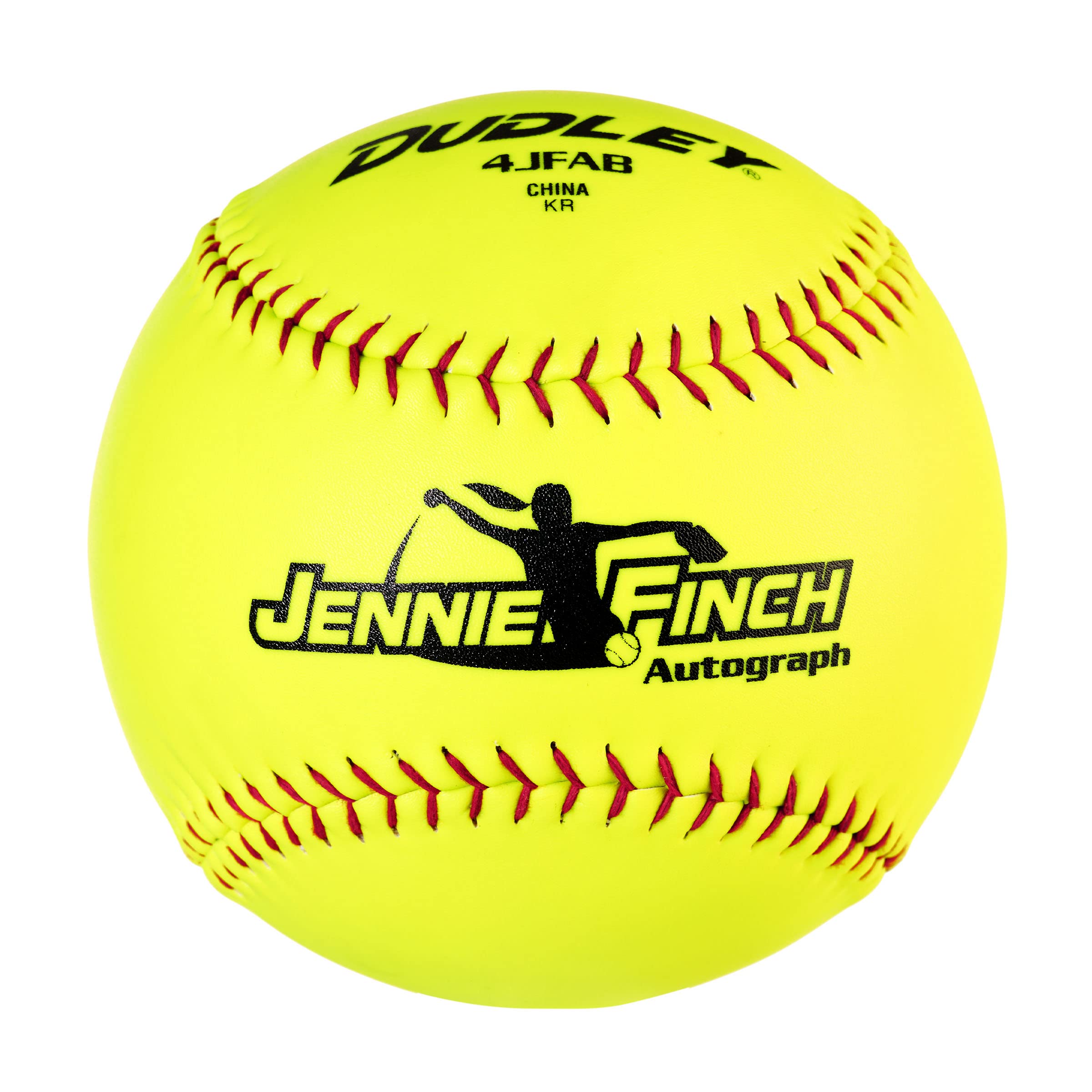 Dudley Jennie Finch 21" Autograph Ball, Yellow