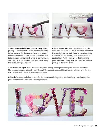 DIY Resin Crafting Projects: A Beginner's Guide to Making Clear Resin Jewelry, Paperweights, Coasters, and Other Keepsakes (Fox Chapel Publishing) Preserve Flowers, Feathers, Clovers, Shells, and More