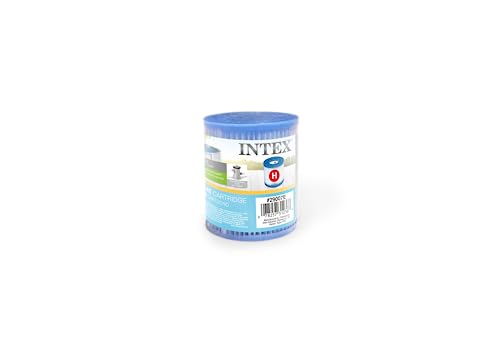 INTEX 29007E Type H Pool Filter Cartridge: For INTEX Filter Pumps – Easy-To-Clean – Dacron Paper – Efficient Filtration – Single Pack