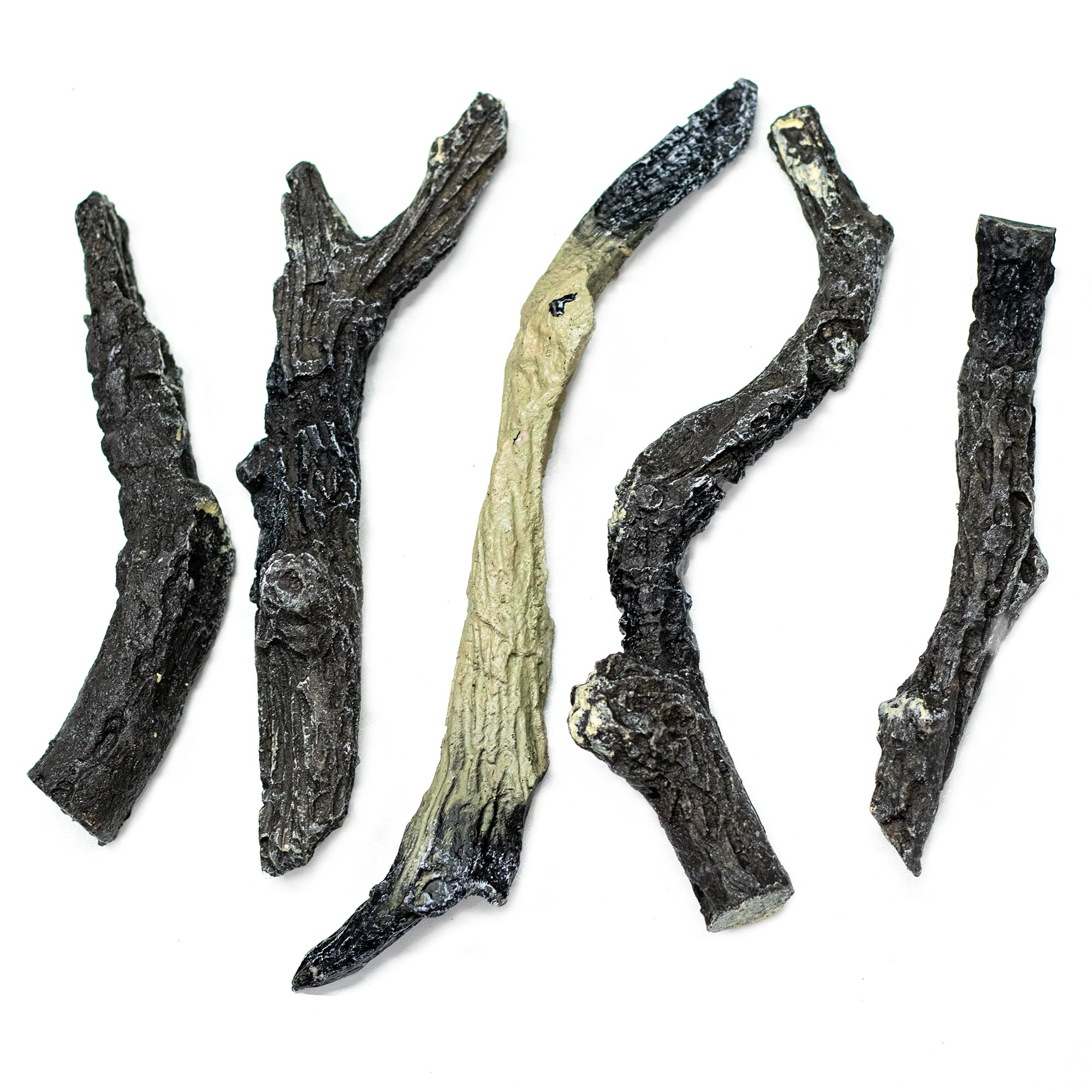 Dreamflame Logs for Electric Fireplace Inserts, Realistic Synthetic Resin Log Decoration for Indoor Electric Fireplaces