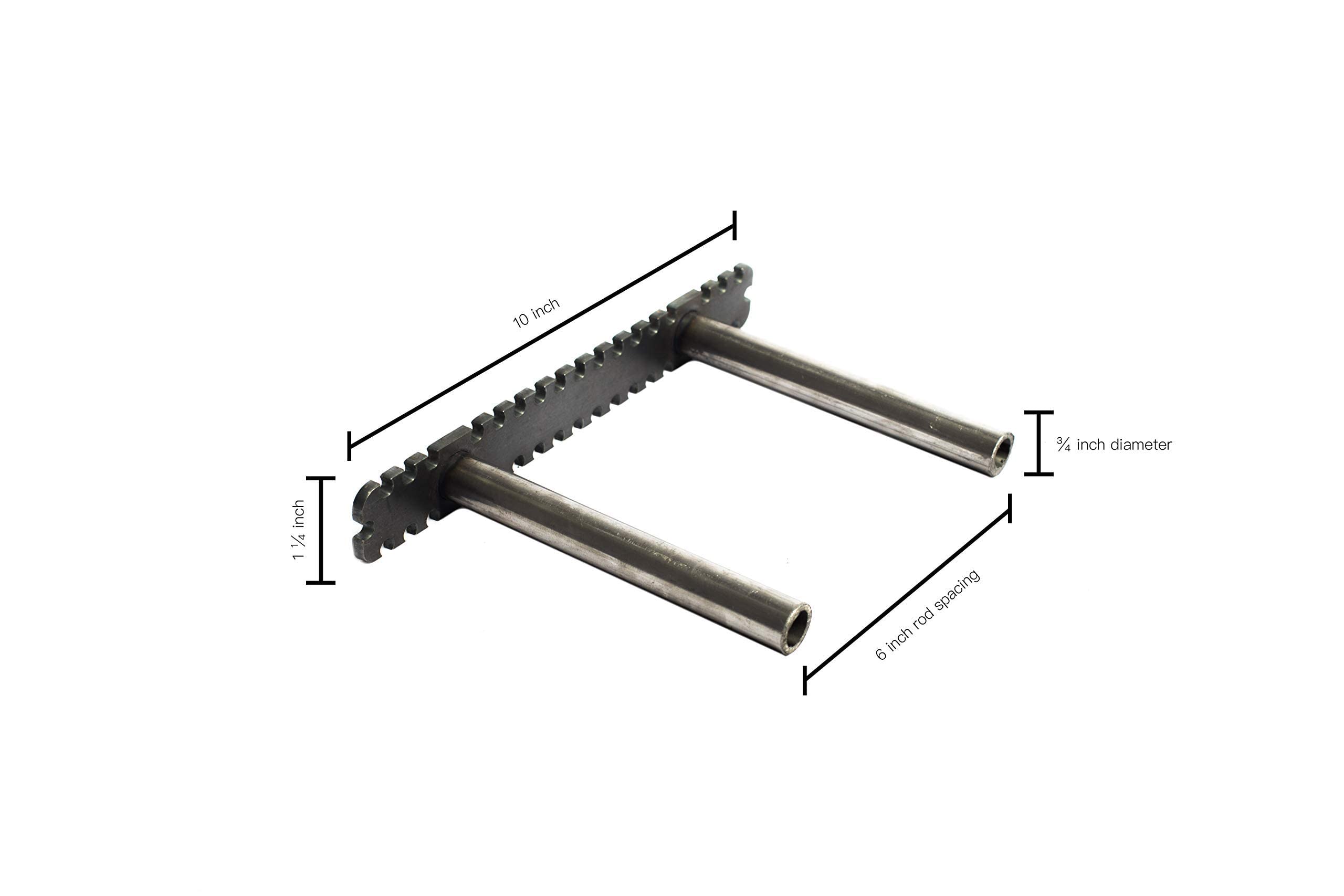 Heavy Duty Floating Shelf Bracket - 1 1/4 backplate - 9 sizes - 3/4 Rod Diameter - 4, 6, and 9 inch rod length