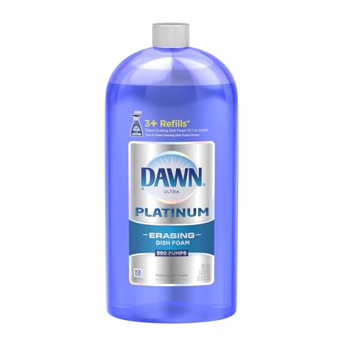 Dawn Dish Soap, Direct Foam Dishwashing Foam, Refill, Fresh Rapids Scent, 30.9 Fluid Oz (Pack of 6)