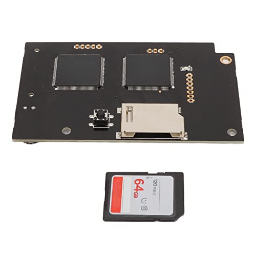 for Sega Dreamcast Optical Drive Simulation Board V5.15b, Optical Drive Board with 64GB SD for GDEMU V5.5, for GDEMU V5.15 and for GDEMU 5.15b