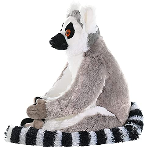 Wild Republic Ring Tailed Lemur Plush, Stuffed Animal, Plush Toy, Gifts for Kids, Cuddlekins 12 Inches
