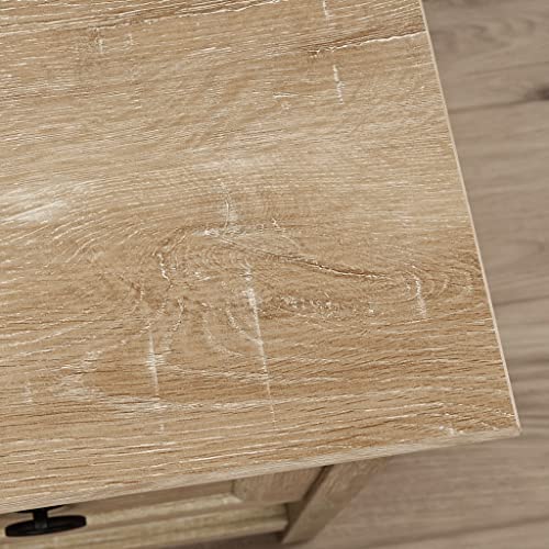Sauder Adaline Cafe L-Desk, L: 59.65" x W: 59.65" x H: 29.92", Orchard Oak Finish