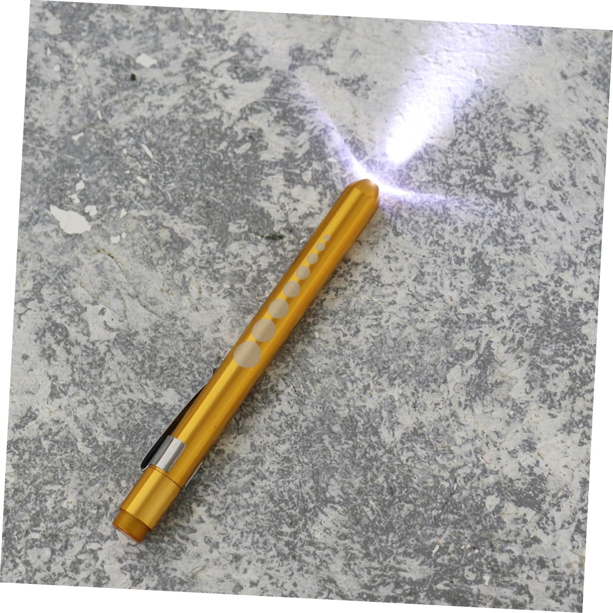 Mobestech Accessories Pen Torch Cases Cute Medical Rechargeable Pen Light LED Pen Props Yellow