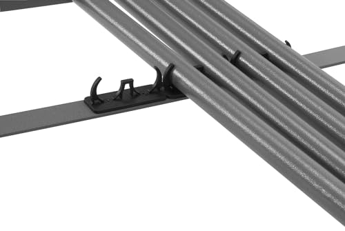 COSCO ZOWN Commercial Rectangular Folding Table Trolley Cart, Gray
