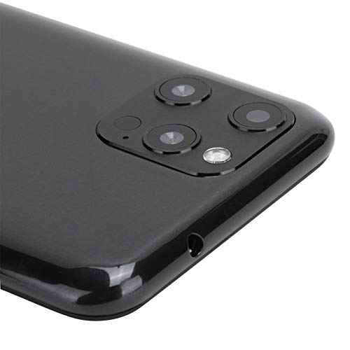 ip12 Pro MAX Unlocked Smartphone for Android 8.1, 6.26in 1+8GB HD Screen Cell Phone Dual Card Dual Standby Smart Phone,Face ID Recognition,2MP+2MP,128GB of Expandable Storage Mobile Phone(Black)
