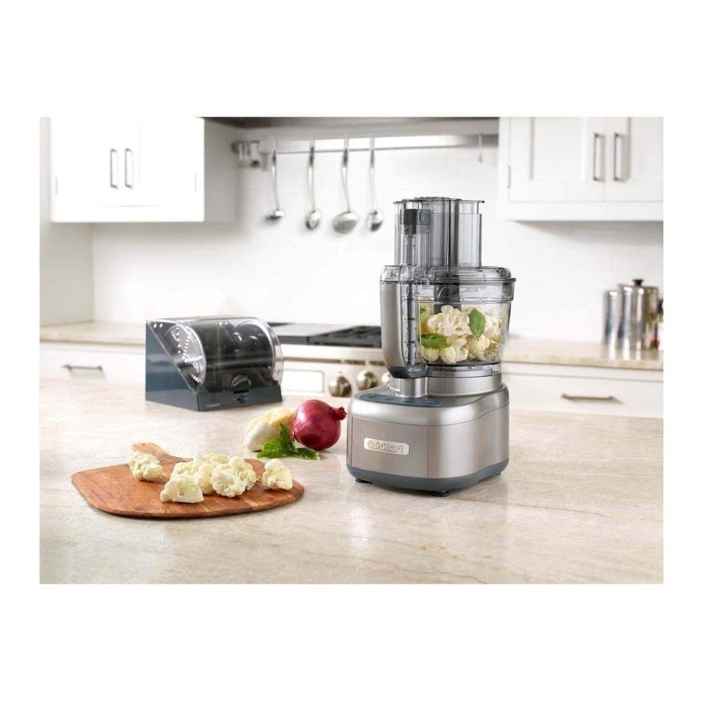 Cuisinart 13 Cup Food Processor and Dicing Kit, Silver (Renewed)