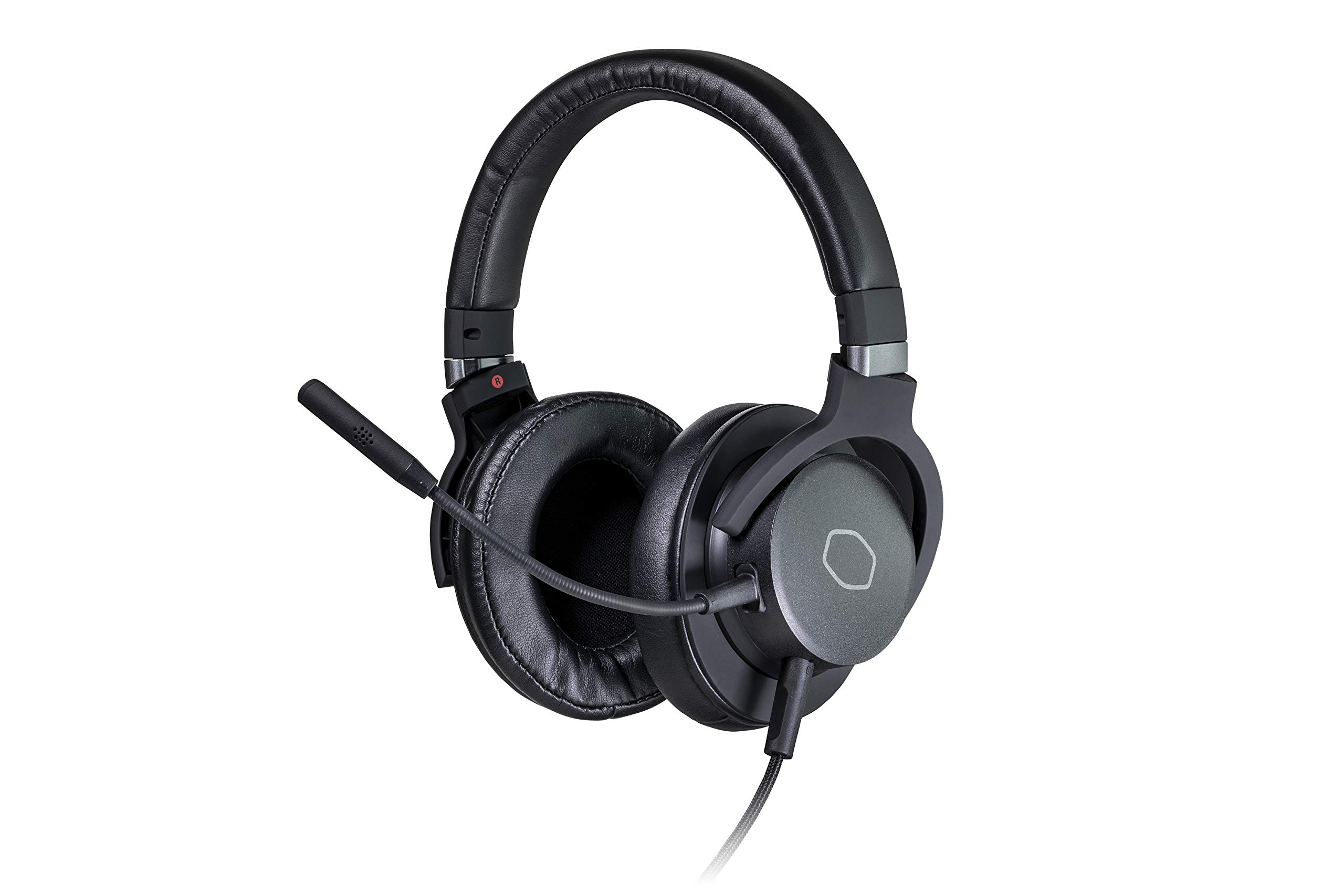 Cooler Master MH-752 MH752 Gaming Headset With Virtual 7.1 Surround Sound, Plush Earcups, and Omni-Directional Boom Mic, Black