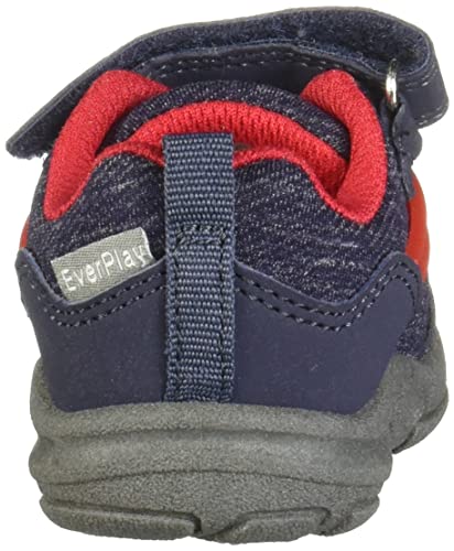 OshKosh B'Gosh B'Gosh Everplay Wizard Kids’ Tennis Shoes Boys’ Sneakers, Navy/Red, 4 Toddler