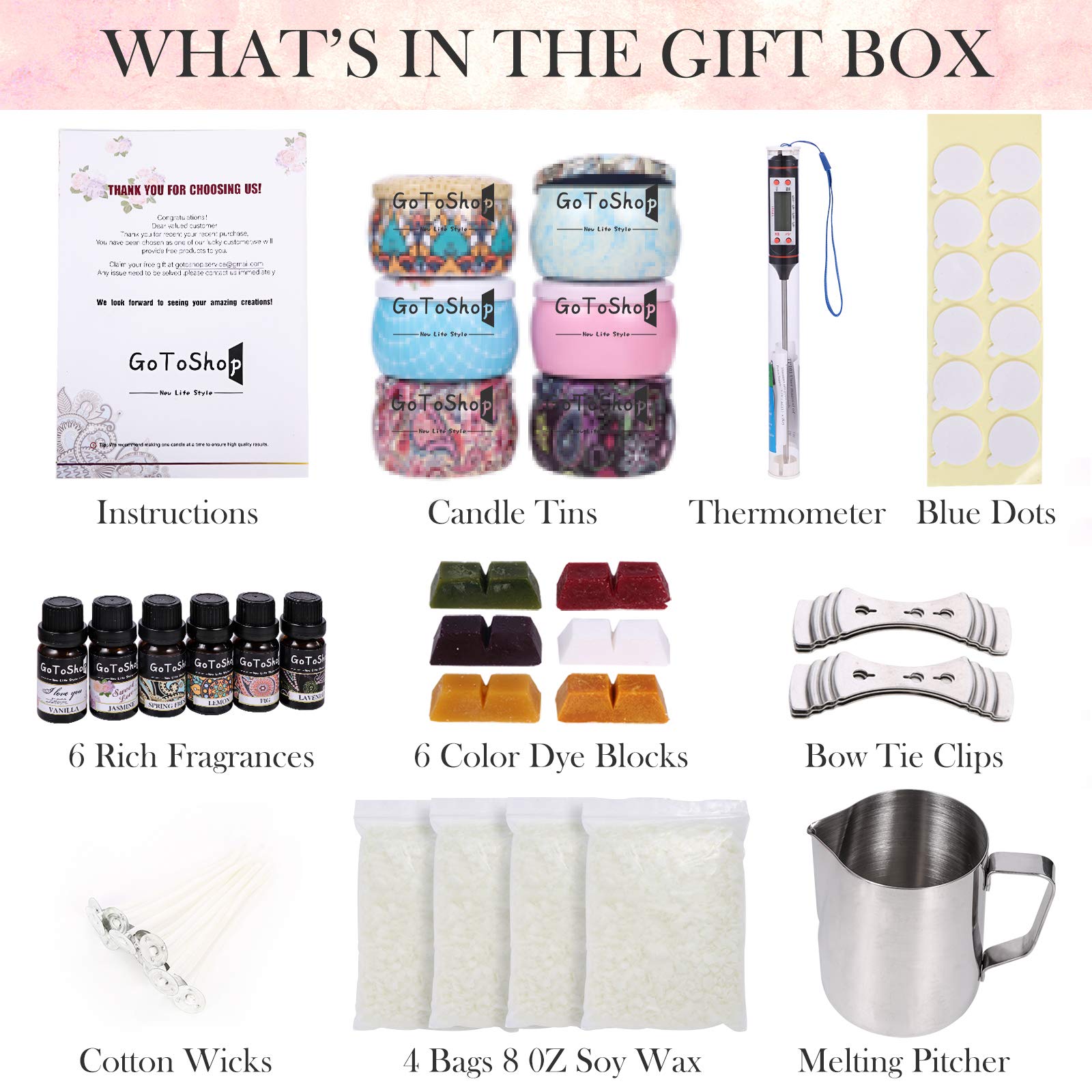 DIY Candle Making Kit β Make Your Own Scented Candles β Arts and Crafts Supplies for Kids, Teens, Adults β Natural Soy Wax β Large Size