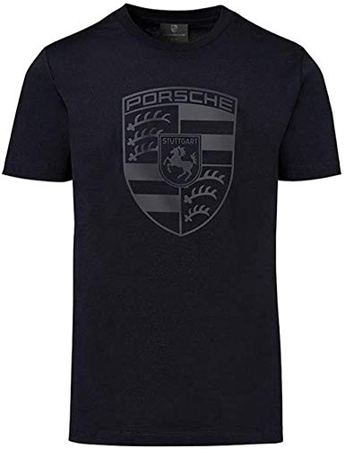 Porsche Black Crest Men's T-Shirt (Large)
