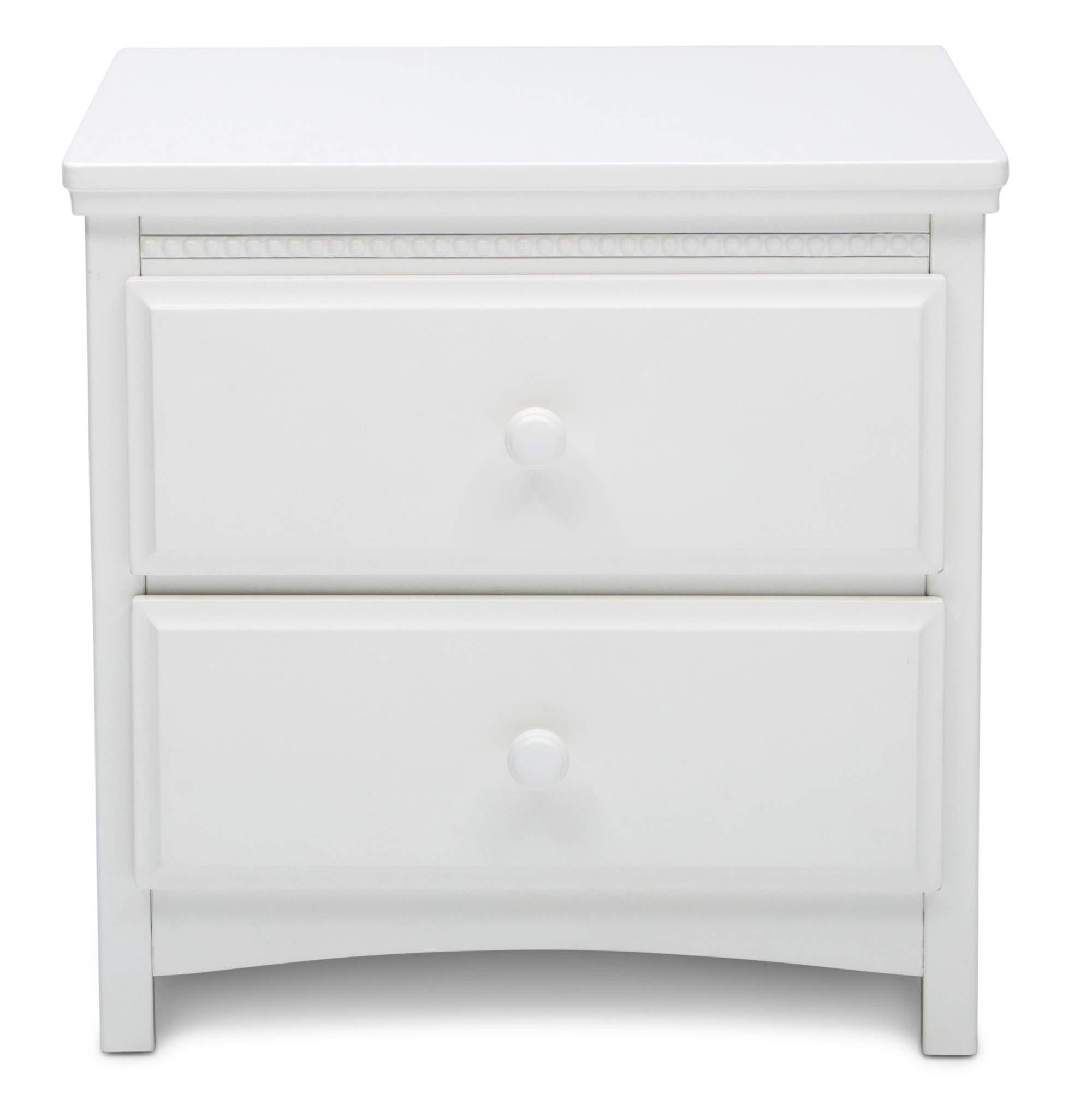 Delta Children Emerson Nightstand, Greenguard Gold Certified, Bianca White