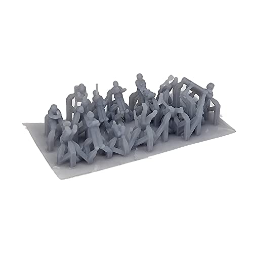 Outland Models Railroad Scenery Structure Construction Worker Figure Set 1:160 N Scale