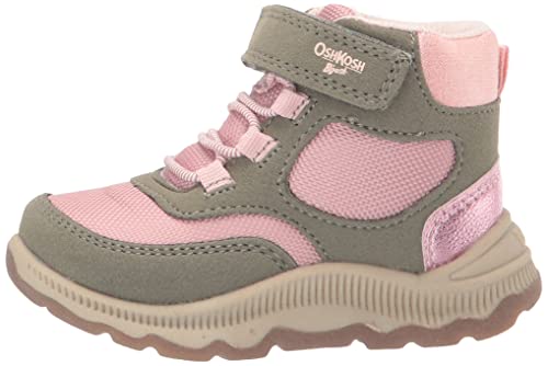 OshKosh B'Gosh Girls Adak Fashion Boot, Olive, 12 Little Kid