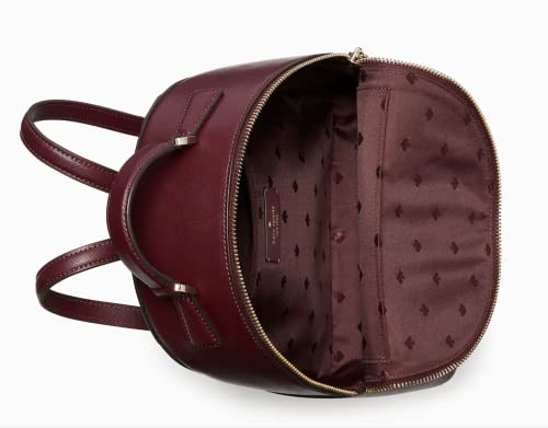 Kate Spade New York saffiano leather Perry Small Backpack (Deep Berry)