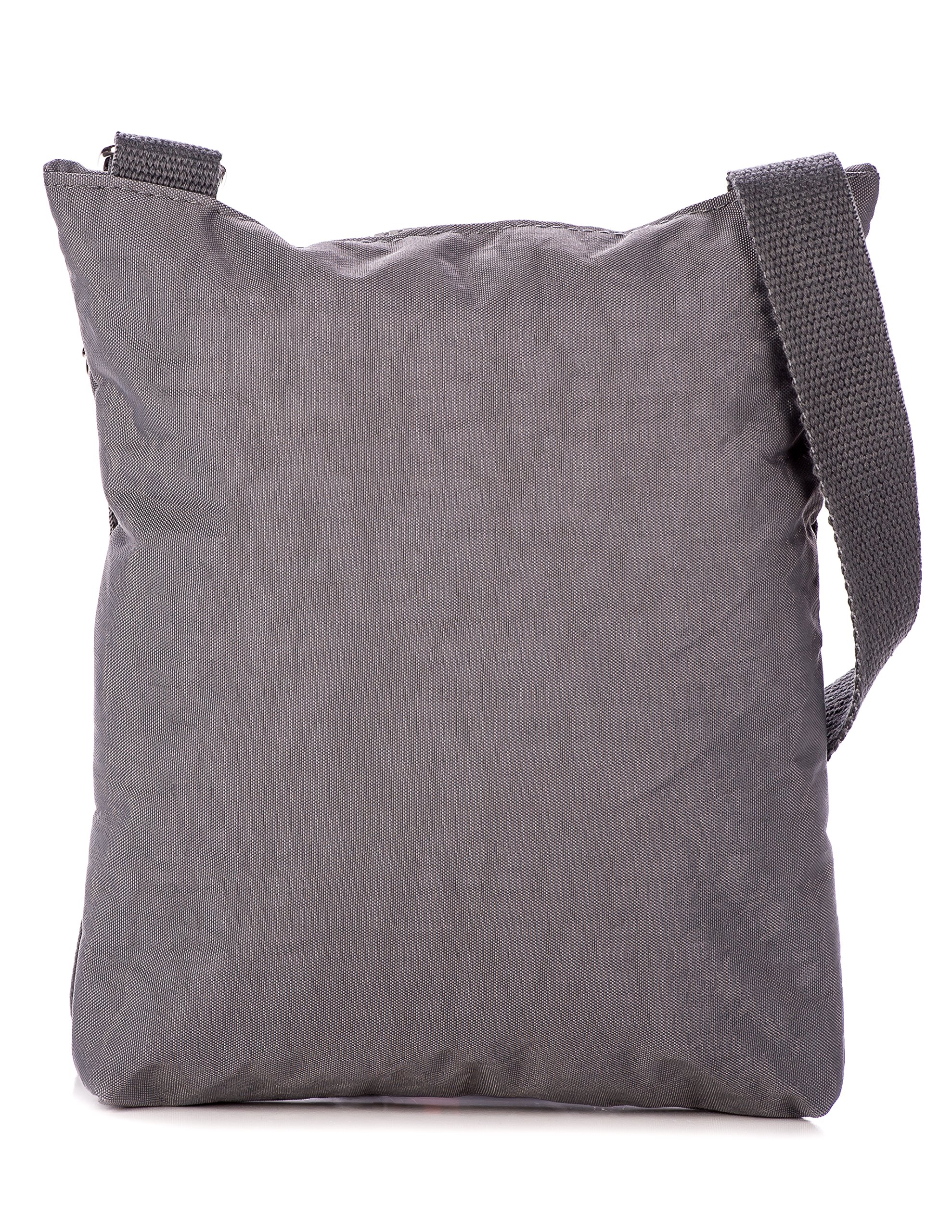 Womens Crinkle Nylon BFF Crossbody Handbag - Dark Grey