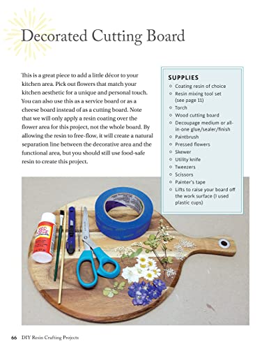 DIY Resin Crafting Projects: A Beginner's Guide to Making Clear Resin Jewelry, Paperweights, Coasters, and Other Keepsakes (Fox Chapel Publishing) Preserve Flowers, Feathers, Clovers, Shells, and More