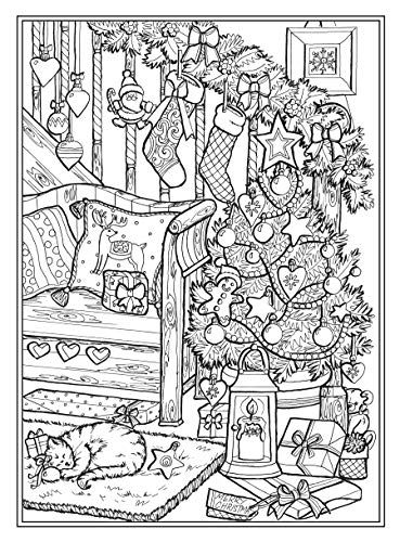 Creative Haven Country Christmas Coloring Book (Adult Coloring Books: Christmas)