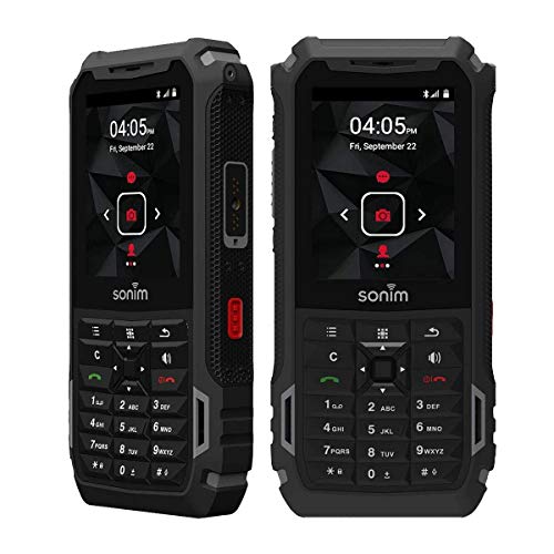Sonim XP5s Dual-SIM XP5800 16GB 2.64" (GSM Only, No CDMA) Factory Unlocked 4G/LTE Rugged Cellphone (Black) - International Version (Renewed)