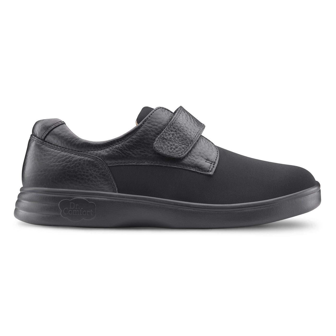 Dr. Comfort Annie X Diabetic Therapeutic Walking Shoes Women-Double Depth Shoes with Gel Inserts, Black 9.5 Wide (C/D)