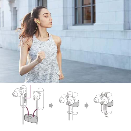 Sony Extra Bass Bluetooth Headphones, Wireless Sports Earbuds with Mic/Microphone, IPX4 Splashproof Stereo Comfort Gym Running Workout up to 8.5 Hour Battery, White (International Version)