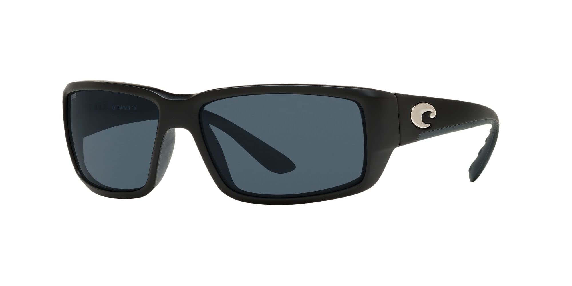 Costa Del Mar Man Sunglasses, Matte Black Frame - Gray Lenses - 59MM