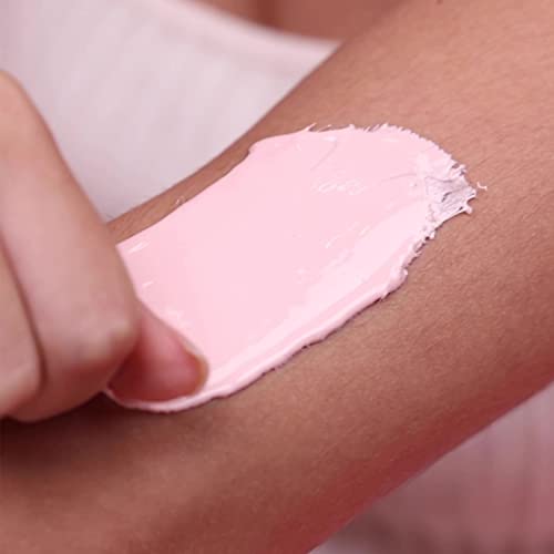 Nad's Hair Removal Waxing Dots - Strawberries & Cream Hard Wax Beads - Wax Kit Hair Removal For Women - Microwaveable No-Strip Formula
