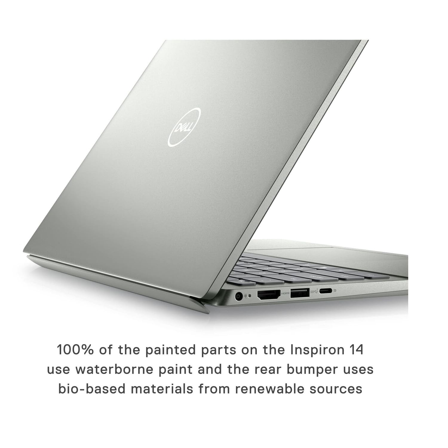 Dell Inspiron 14" FHD+ Business Laptop, AMD 8-Core Ryzen 7 5825U, 32GB RAM, 1TB PCIe SSD, Backlit Keyboard, Fingerprint Reader, Webcam, USB-C, WiFi 6, HDMI, PDG HDMI Cable, Pebble Green, Win 11 Pro