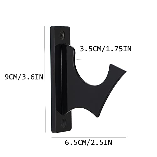 WANLIAN Lightsaber Wall Mount Acrylic Lightsaber Stand Wall Mounted Sword Stand Display Lightsaber Storage Exhibition Wall Mounted Lightsaber Stand(Black)