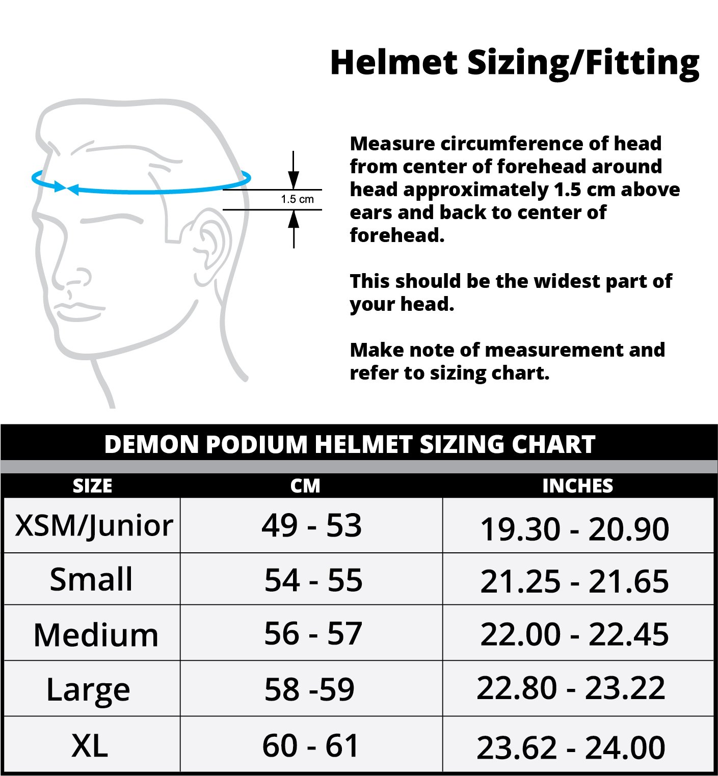 Demon Podium Full Face Mountain Bike Helmet (Black, L)