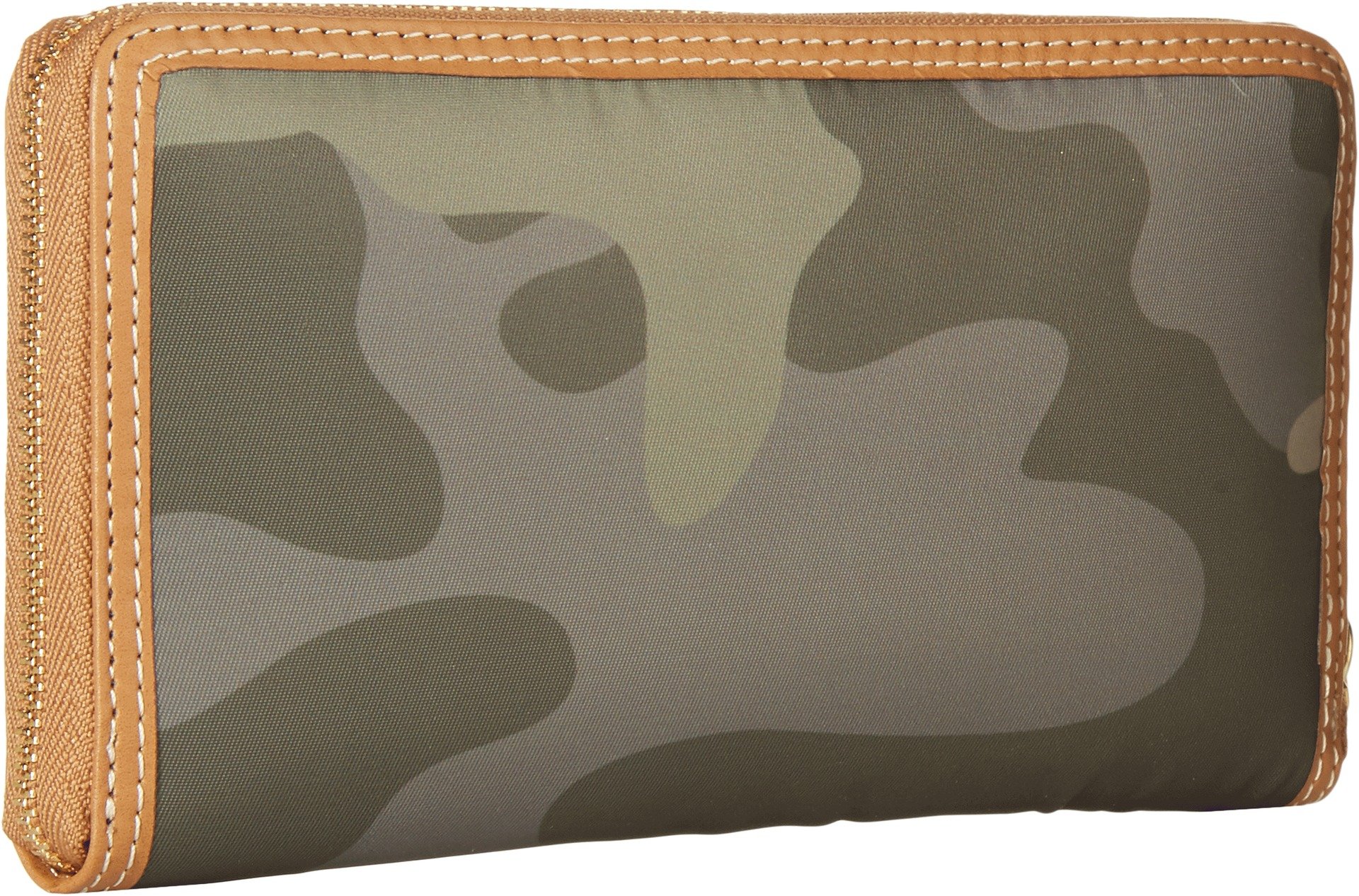 Tommy Hilfiger Women's Julia Large Nylon Zip Wallet, Green