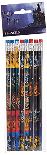 Magical Harry Potter Design Pencils (8 Pieces) - Stunning & Unique, Perfect for School, Parties, and Wizarding Fan Gifts