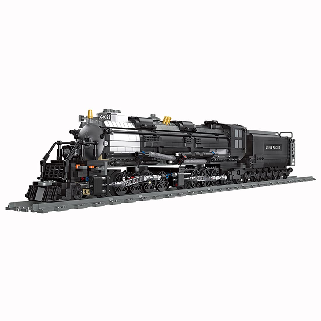 DWIU Technic Train Steam Locomotive Model, 1608+Pcs Train Building Blocks with Track,MOC Steam Train Building Model kit Kids, Adults Construction Toy Compatible with Lego Technic,R55514L5OJ17XBSQLWJS