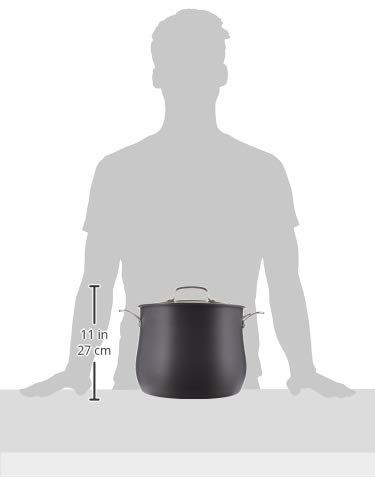 Cuisinart 12-Quart Stockpot, Hard Anodized Contour Stainless Steel w/Cover, 6466-26